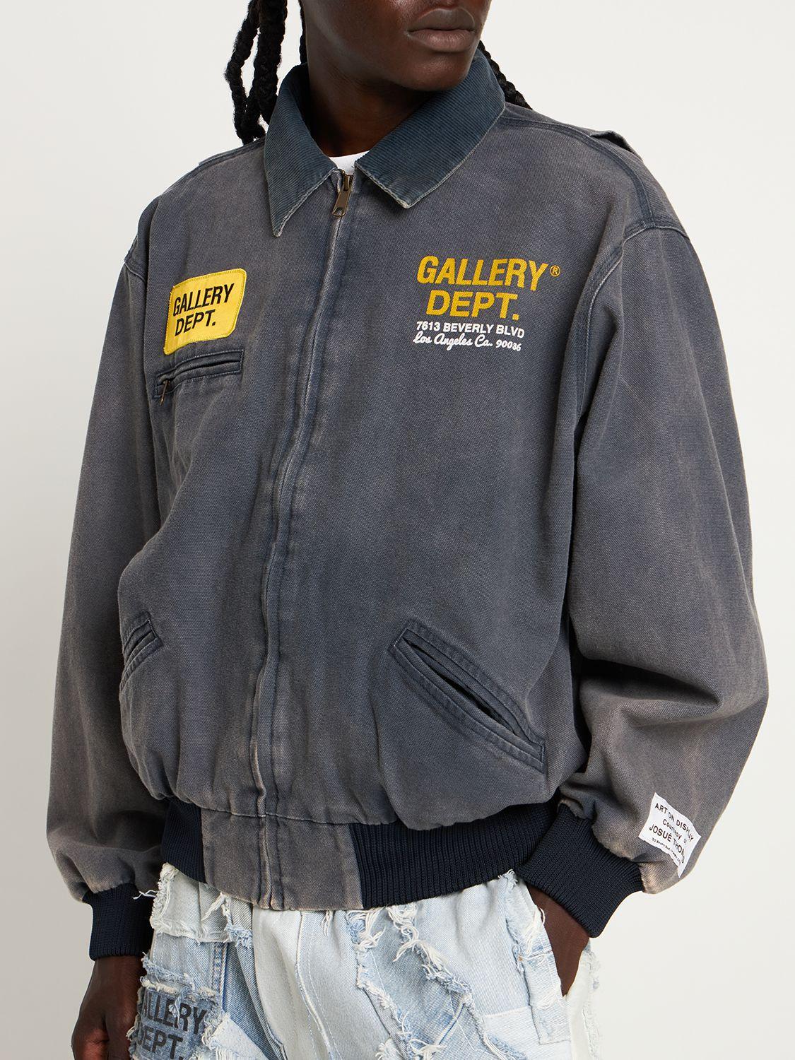 GALLERY DEPT. Mechanic Cotton Varsity Jacket in Gray for Men GALLERY DEPT. Mechanic Cotton Varsity Jacket in Gray for Men