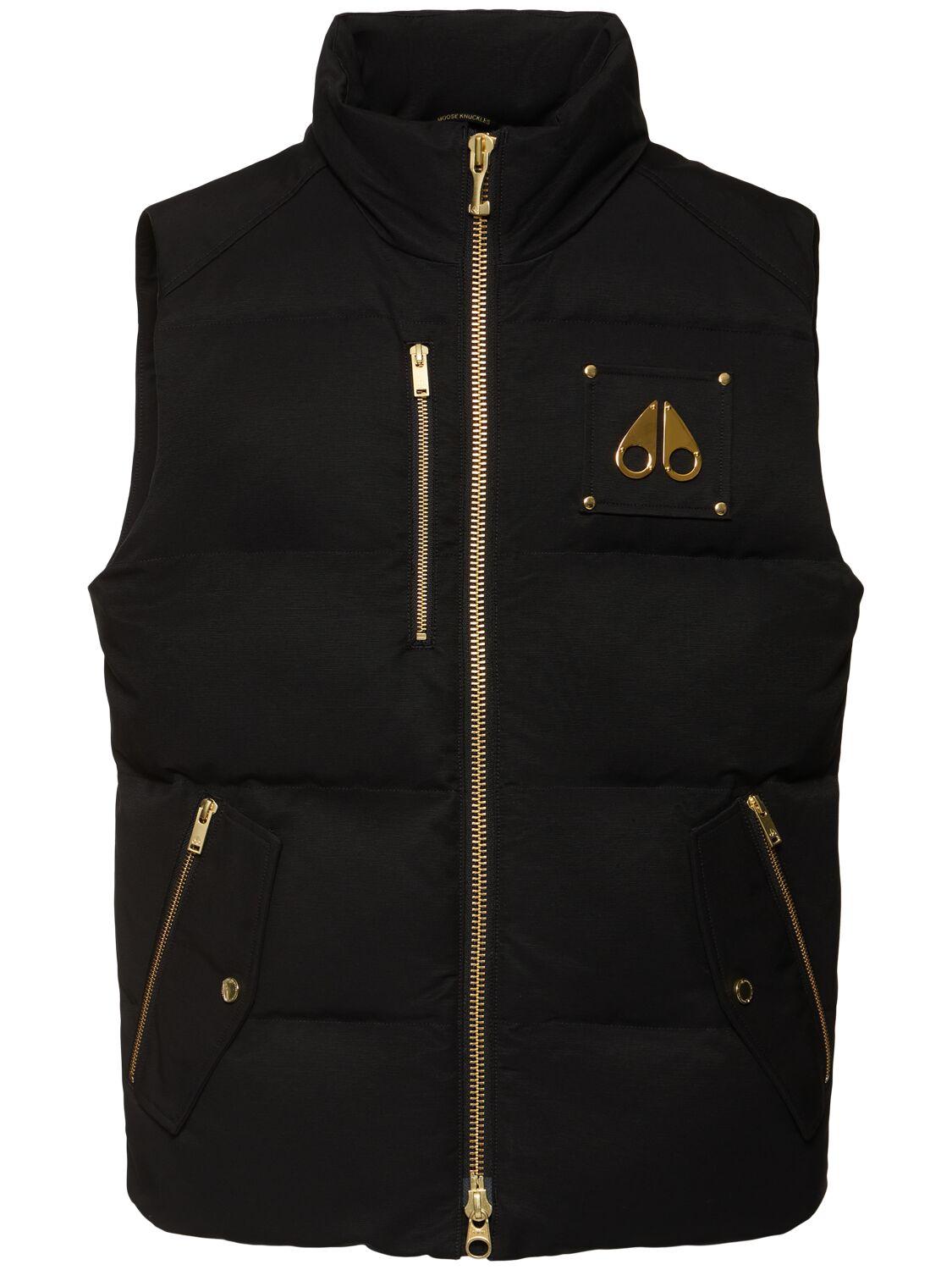 Moose Knuckles Westmount Down Vest in Black for Men | Lyst
