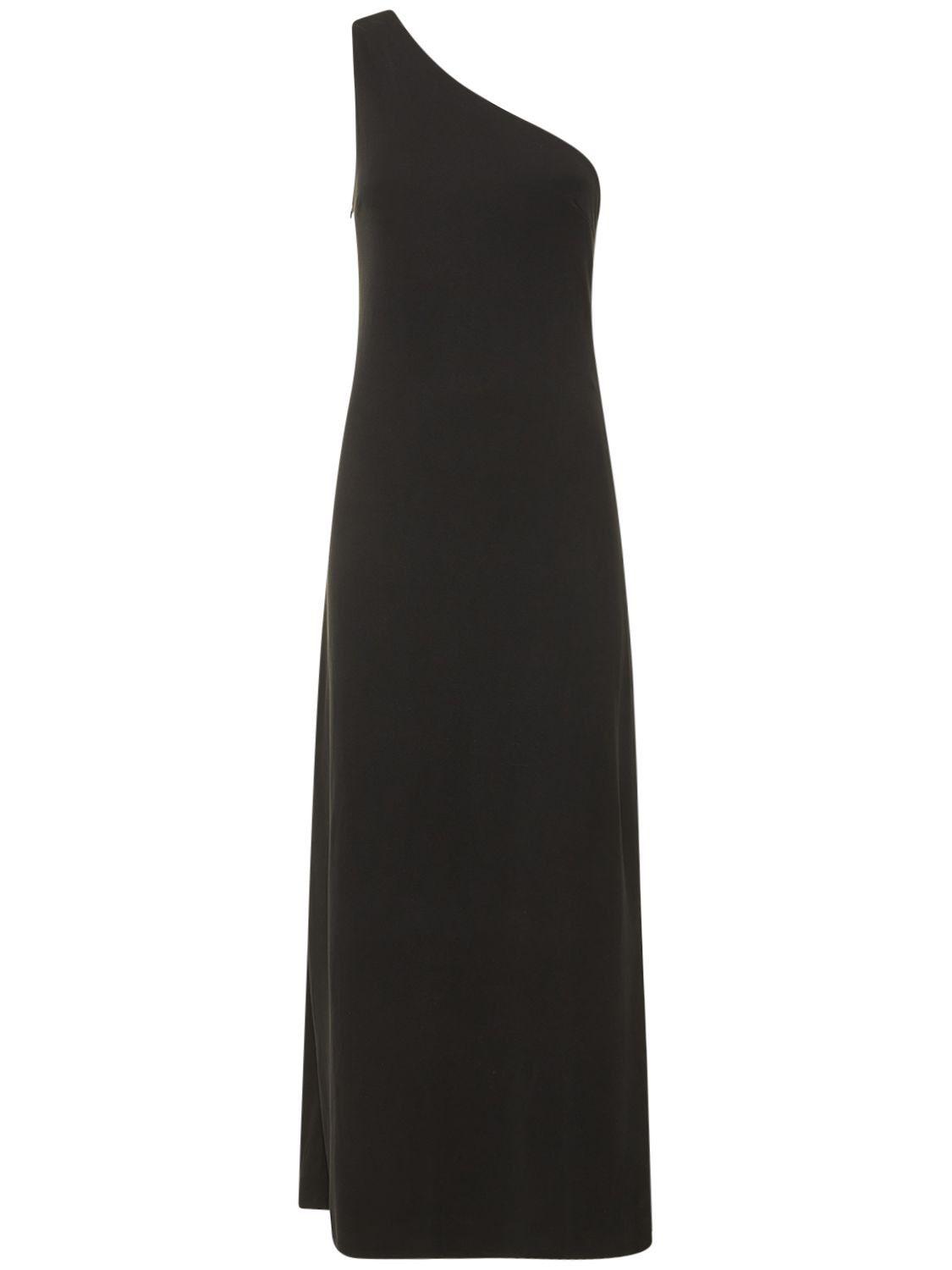 Third Form Form One shoulder Long Dress In Black Lyst Third Form Form One shoulder Long Dress In Black Lyst