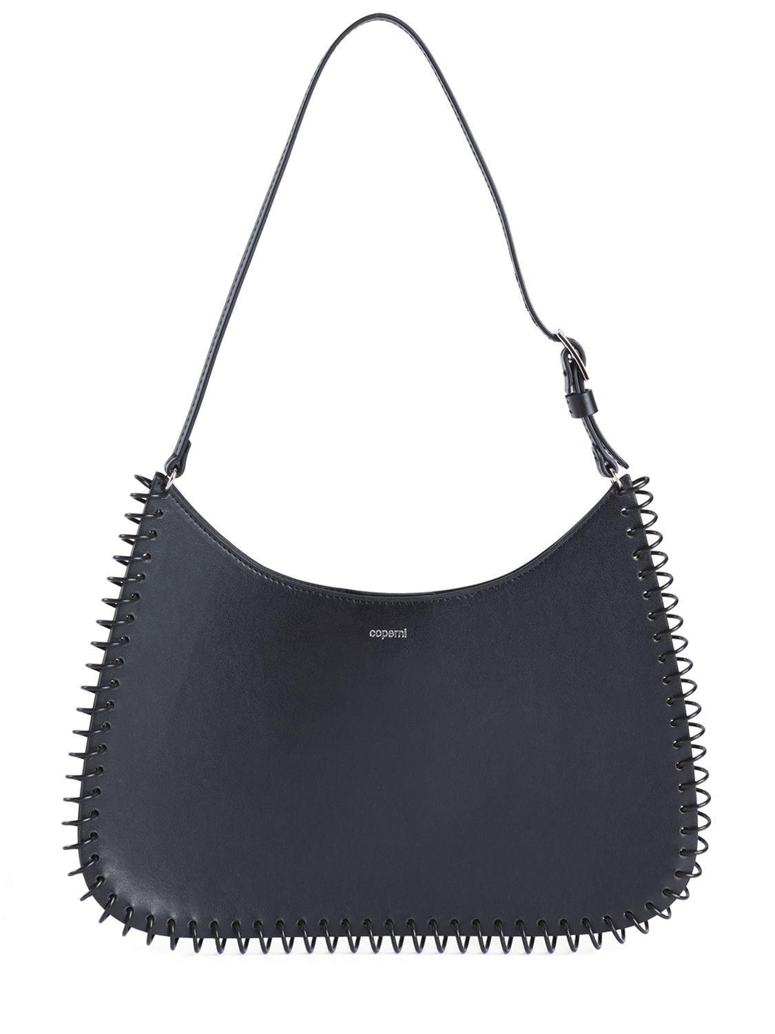 Coperni Spiral Leather Shoulder Bag in Blue | Lyst