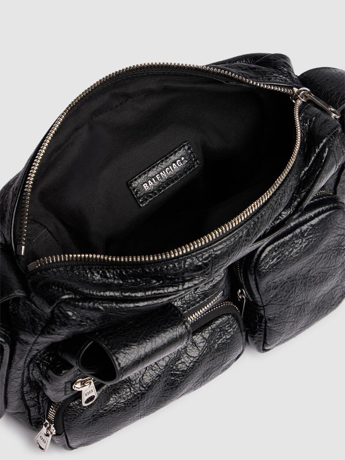 Balenciaga Superbusy Leather Messenger Bag in Black for Men Balenciaga Superbusy Leather Messenger Bag in Black for Men