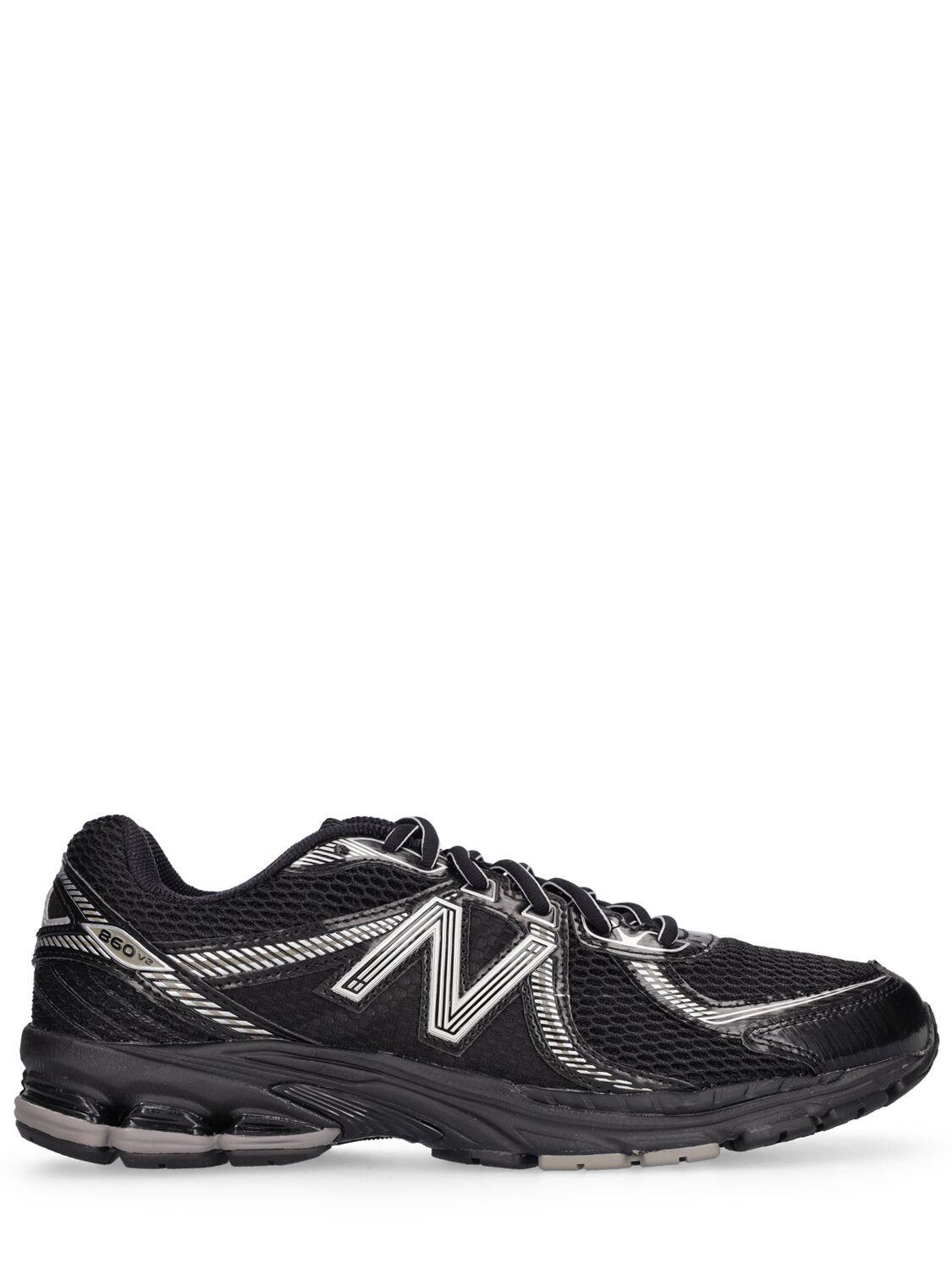 New Balance 860 Sneakers in Black | Lyst
