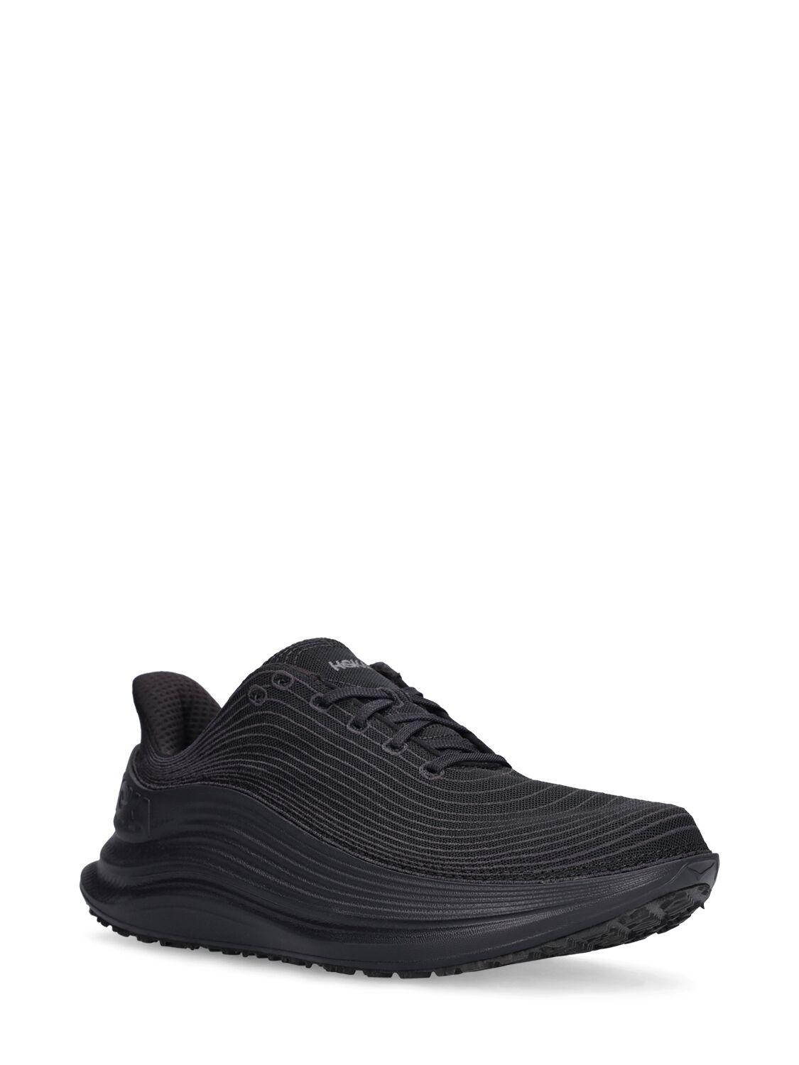メンズ Hoka One One Tc1.0 Vibram N-oil スニーカー ブラック メンズ Hoka One One Tc1.0 Vibram N-oil スニーカー ブラック