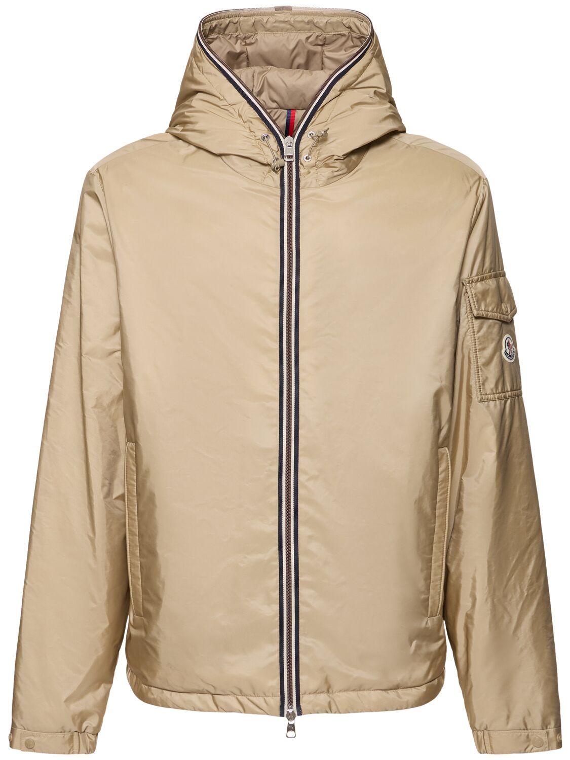 Moncler Evettes Nylon Down Jacket in Natural for Men | Lyst