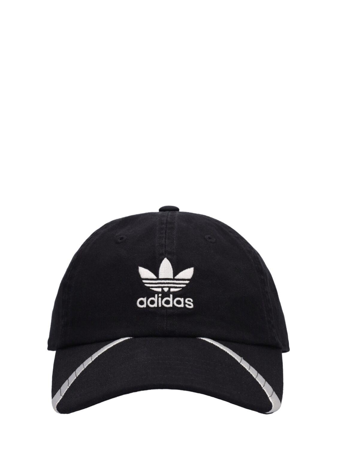 adidas Originals Adilenium Logo Hat in Black for Men | Lyst