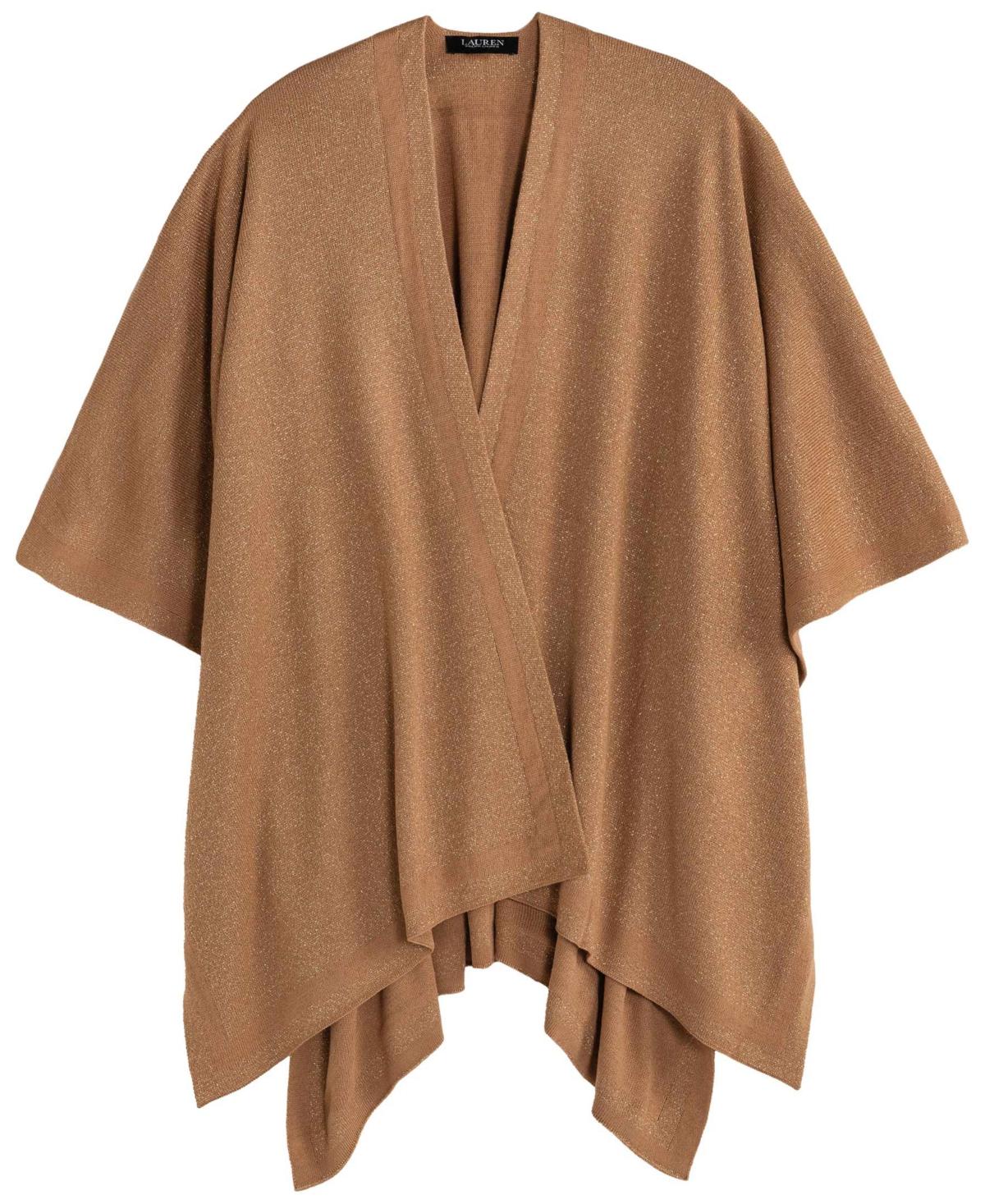 Ralph Lauren Sparkle Jet Setter Wrap in Brown | Lyst