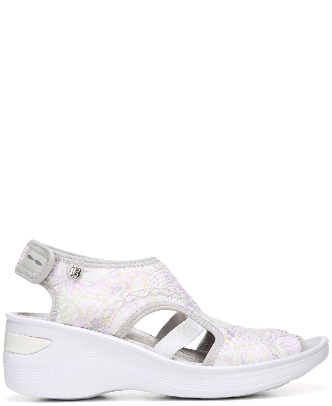Bzees Dream Wedge Sandals in White - Lyst