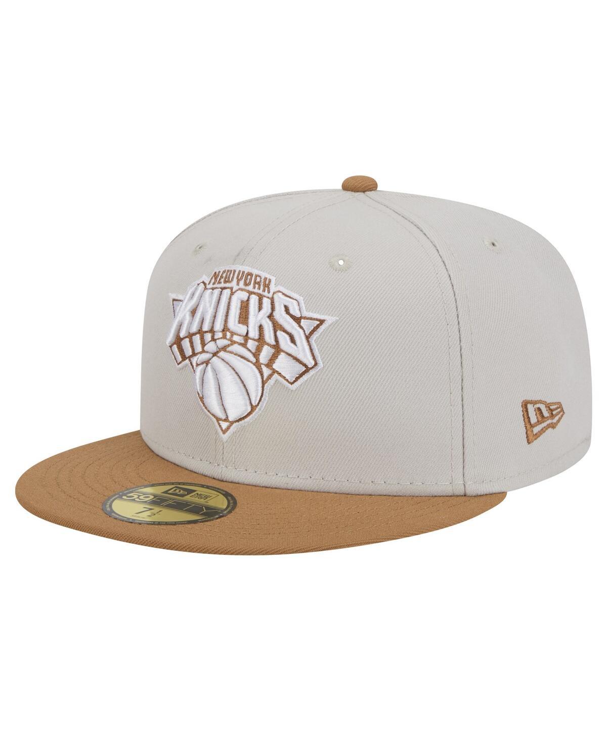 KTZ Cream/tan New York Knicks Color Pack 59fifty Fitted Hat in White ...