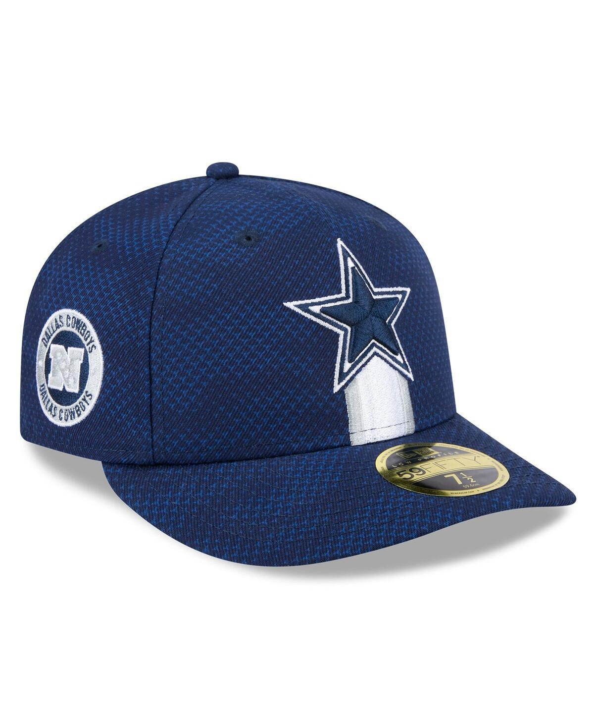 KTZ Dallas Cowboys 2024 Sideline Low Profile 59fifty Fitted Hat in Blue ...