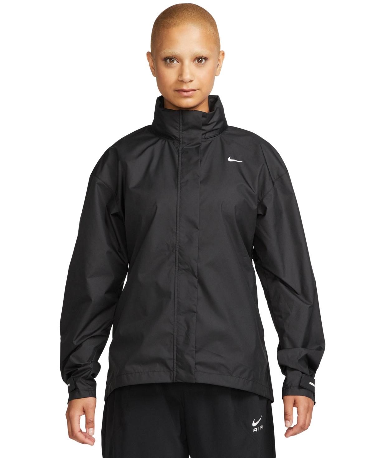 Nike Fast Repel Storm-flap Running Jacket in Black | Lyst