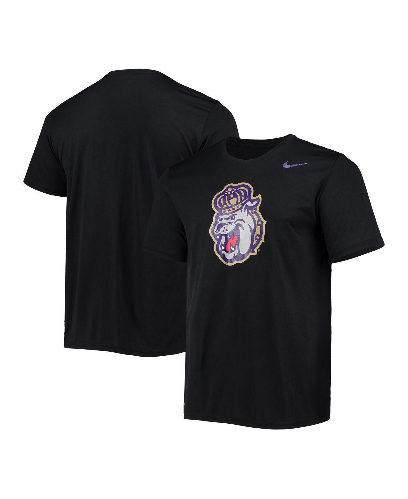 Nike Black James Madison Dukes School Logo Legend Performance T Shirt