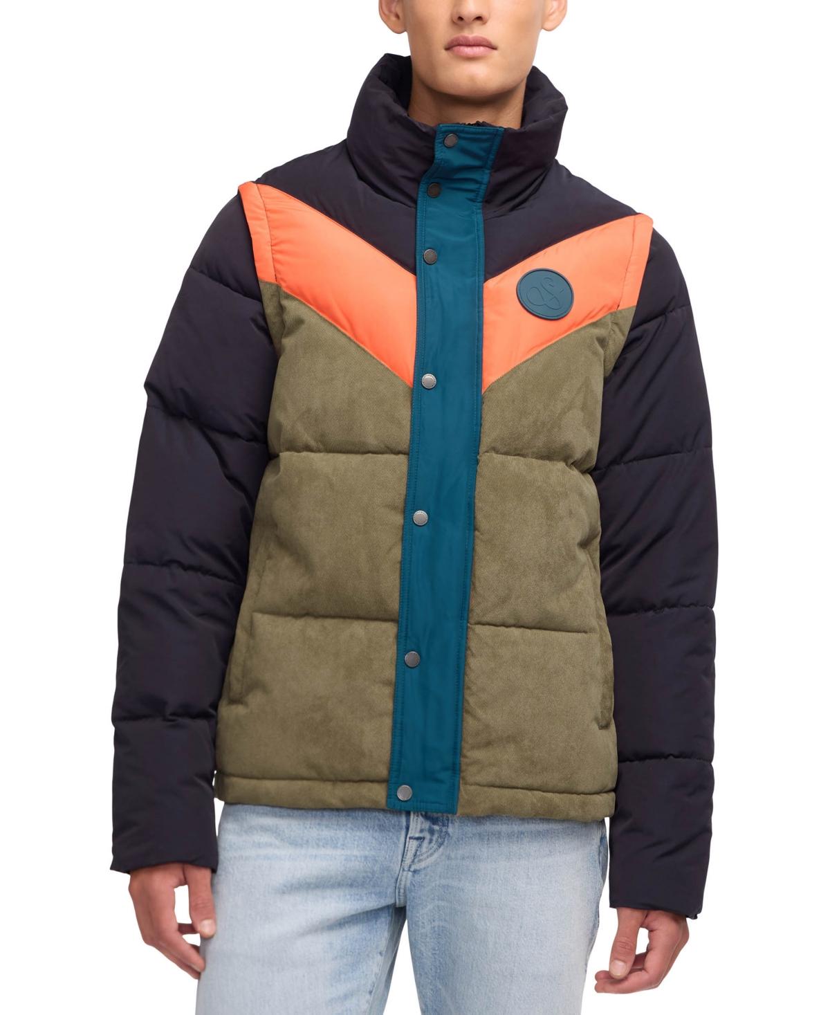 Scotch & Soda Nelleke Convertible Puffer Jacket in Blue for Men | Lyst