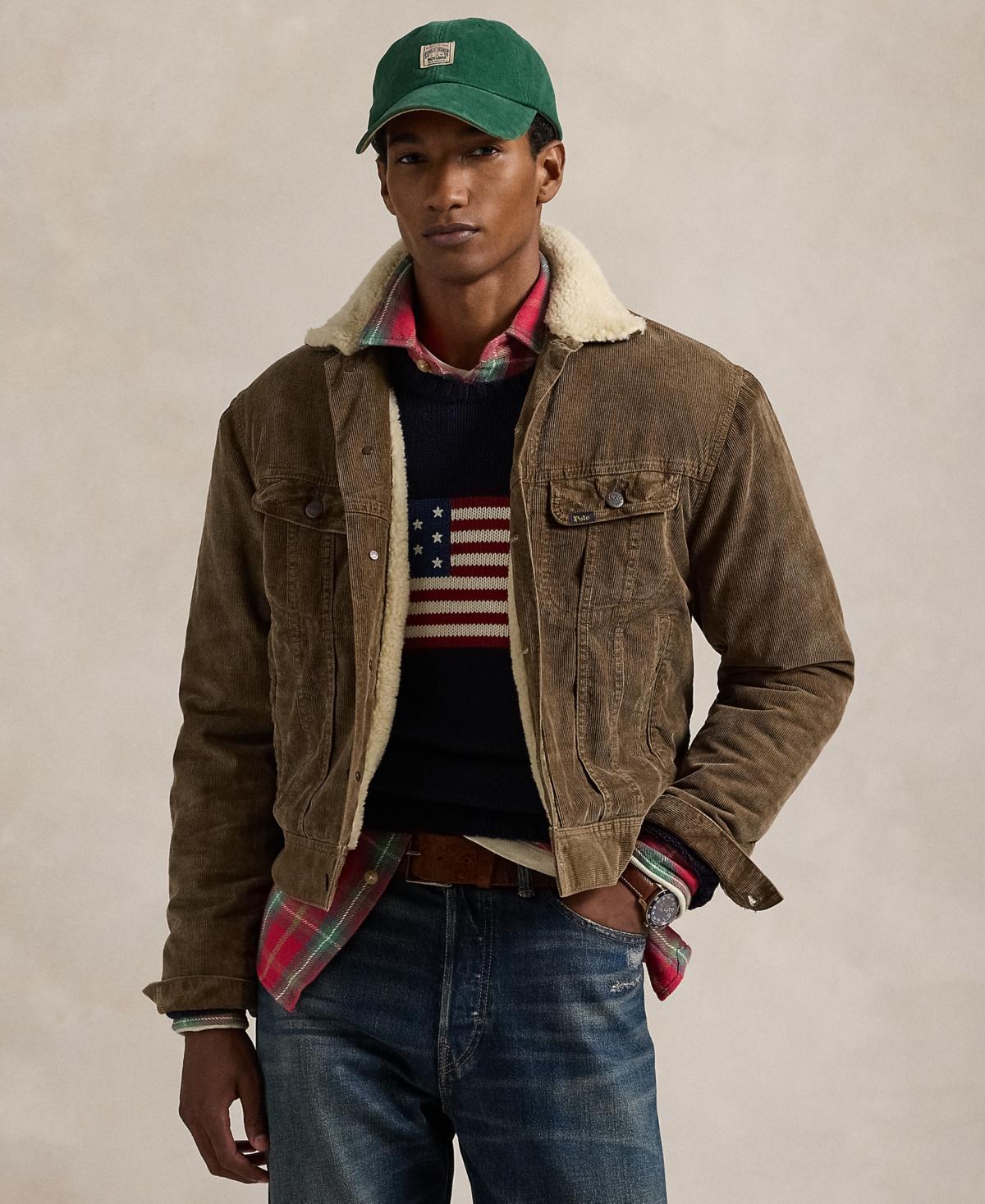 Polo Ralph Lauren Fleece-lined Corduroy Trucker Jacket in Brown for Men ...