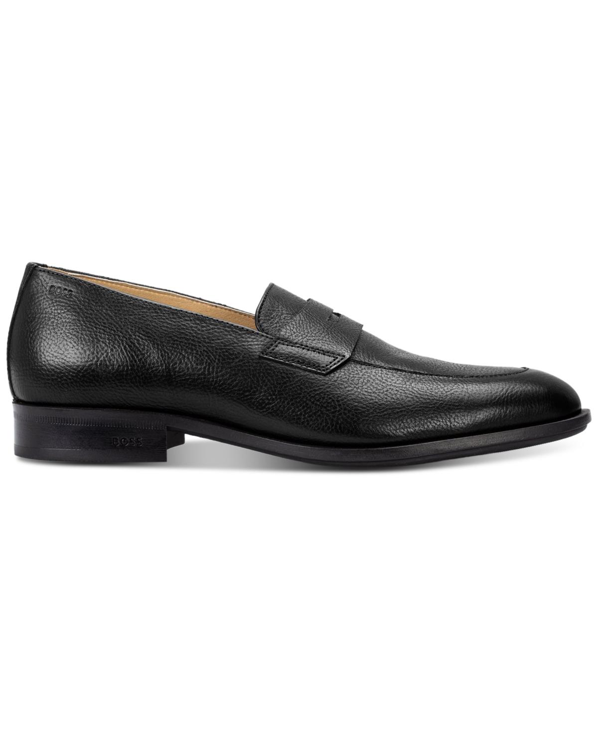 BOSS Boss By Colby Slip-on Penny Loafers in Black for Men | Lyst