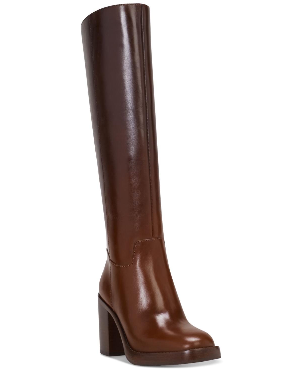 Vince Camuto Gibi Platform Knee-high Boots in Brown | Lyst