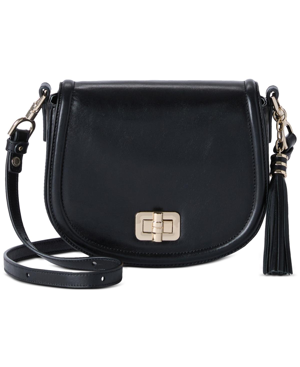 Brahmin Briar Nightshade Small Leather Crossbody in Black | Lyst