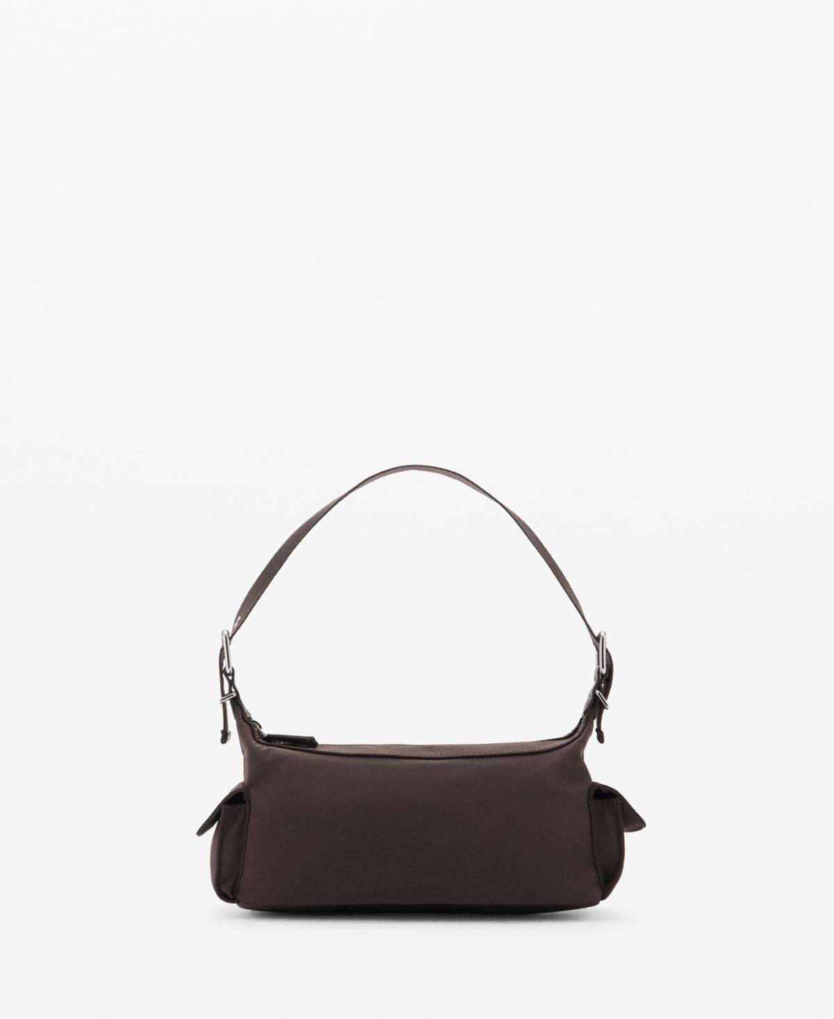 Mango Pockets Detail Nylon Cargo Bag in Brown | Lyst