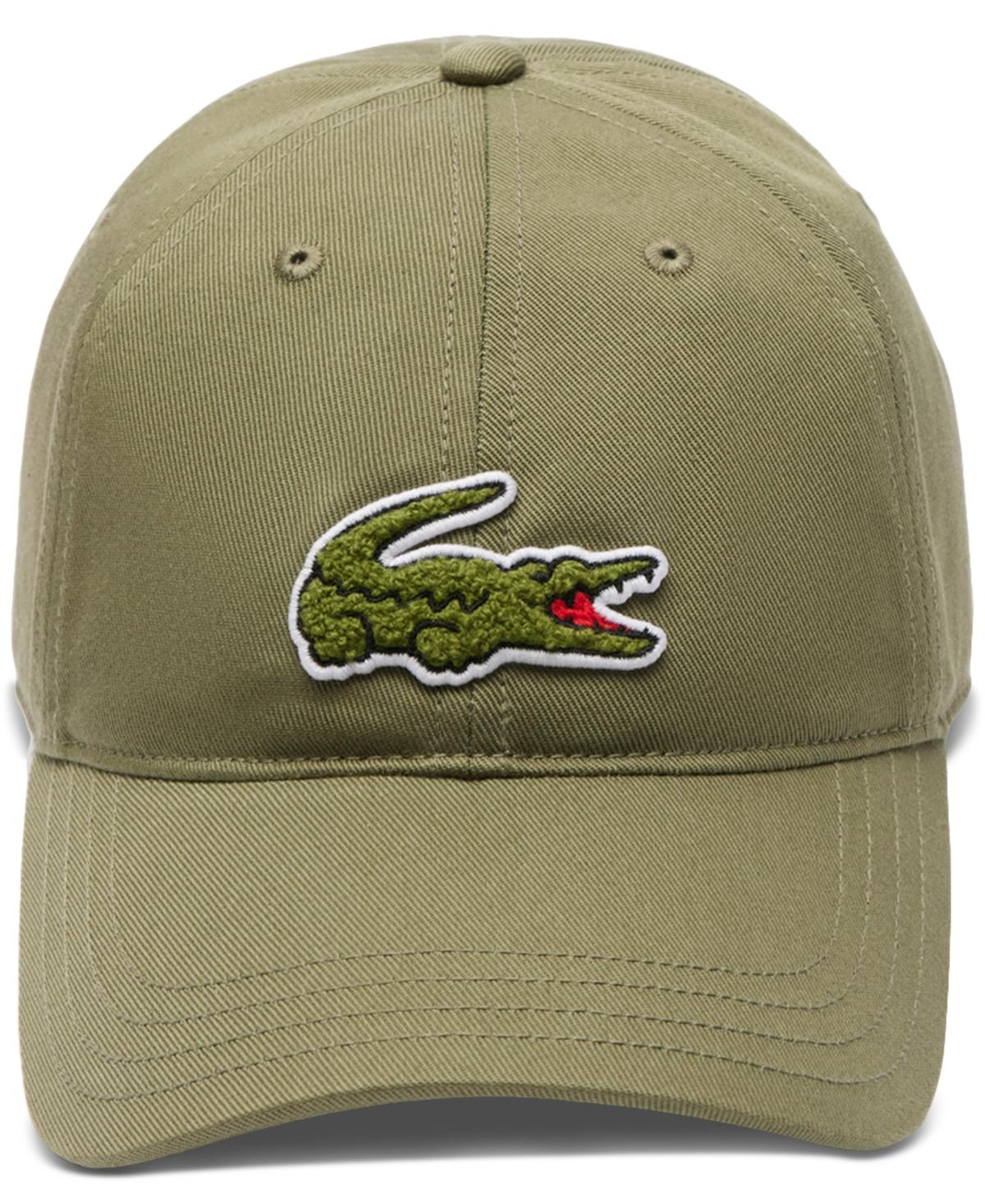 Lacoste Croc Logo Cap in White for Men | Lyst