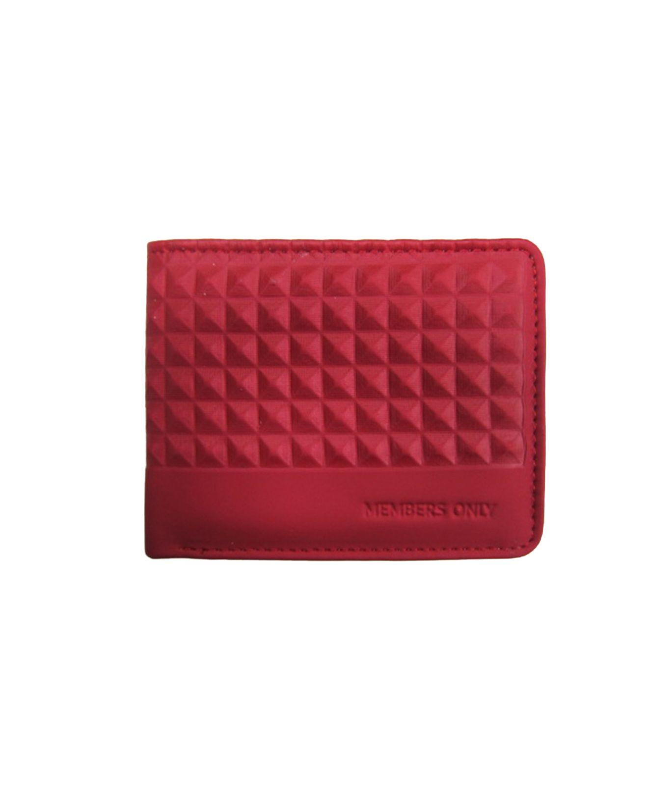 Members Only Rubber Studded Wallet in Red for Men | Lyst