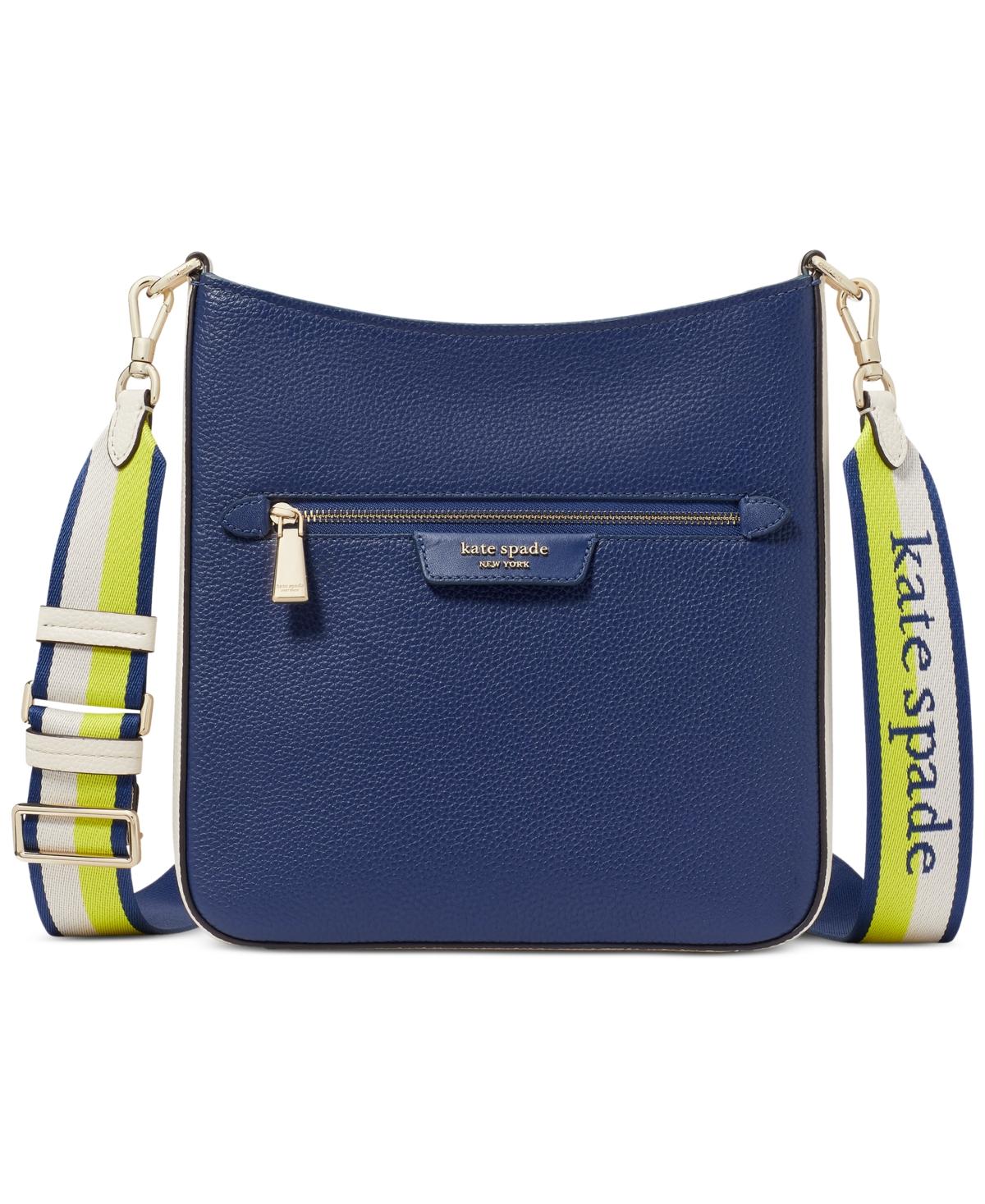 Kate Spade Hudson Colorblocked Pebbled Leather Small Messenger ...