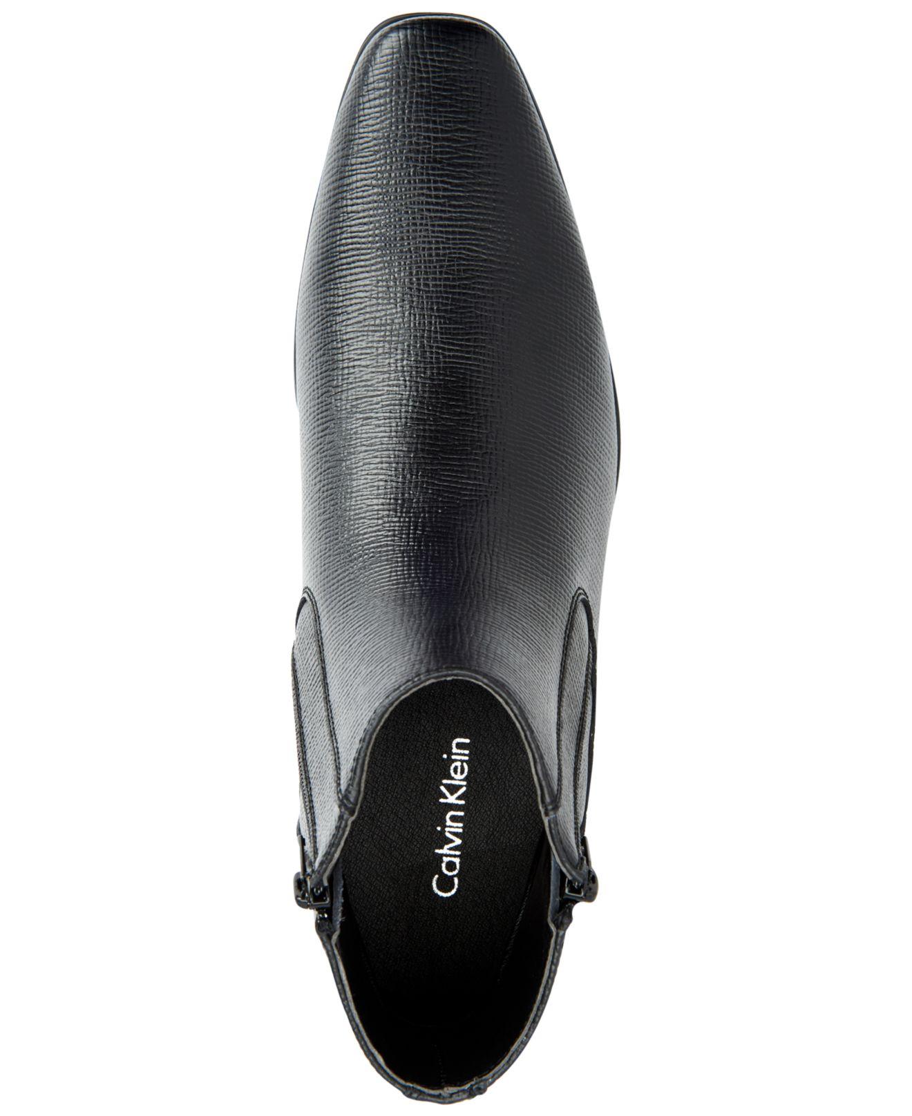 Sale > calvin klein men's beck leather boot > in stock