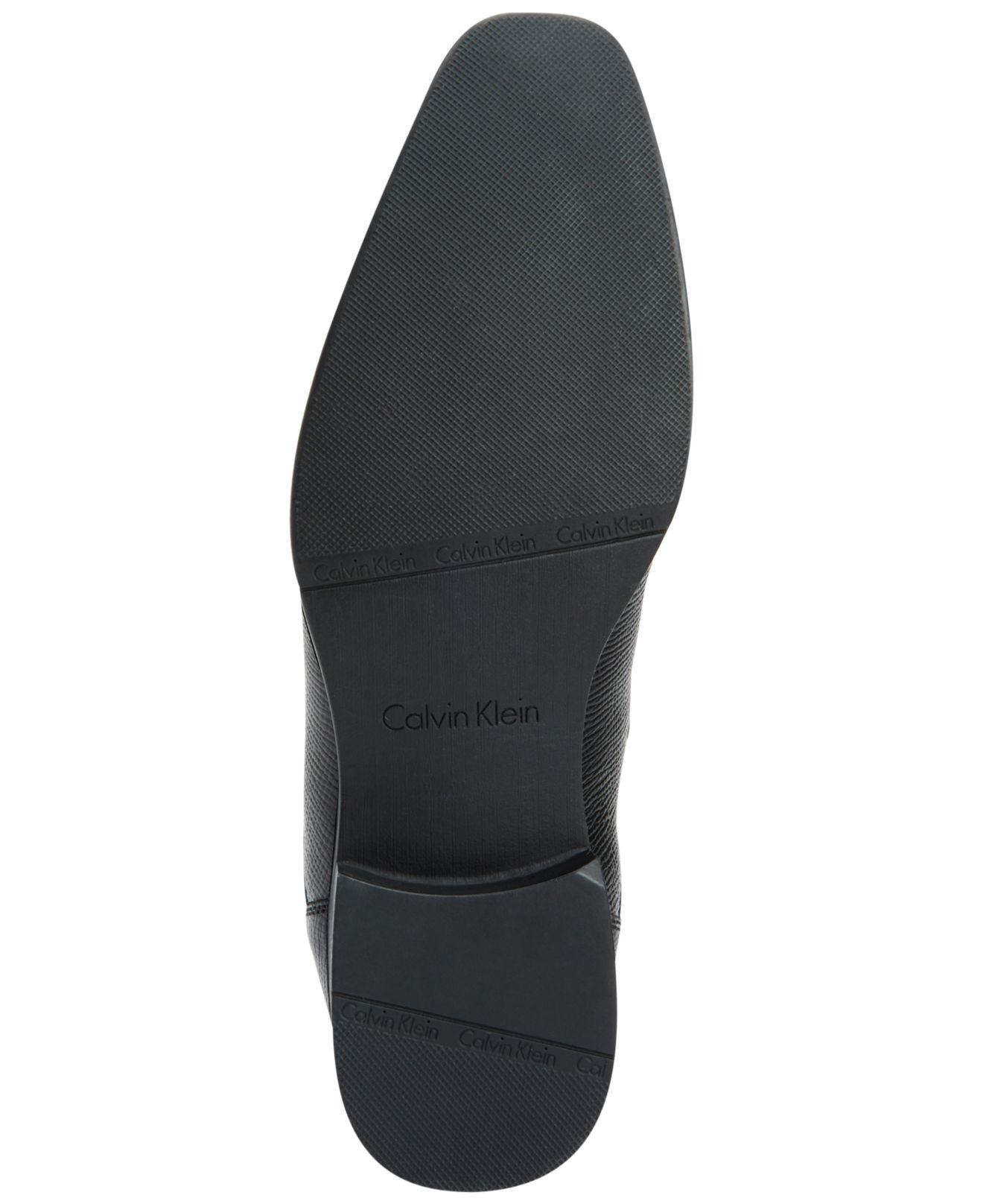 Sale > calvin klein men's beck leather boot > in stock