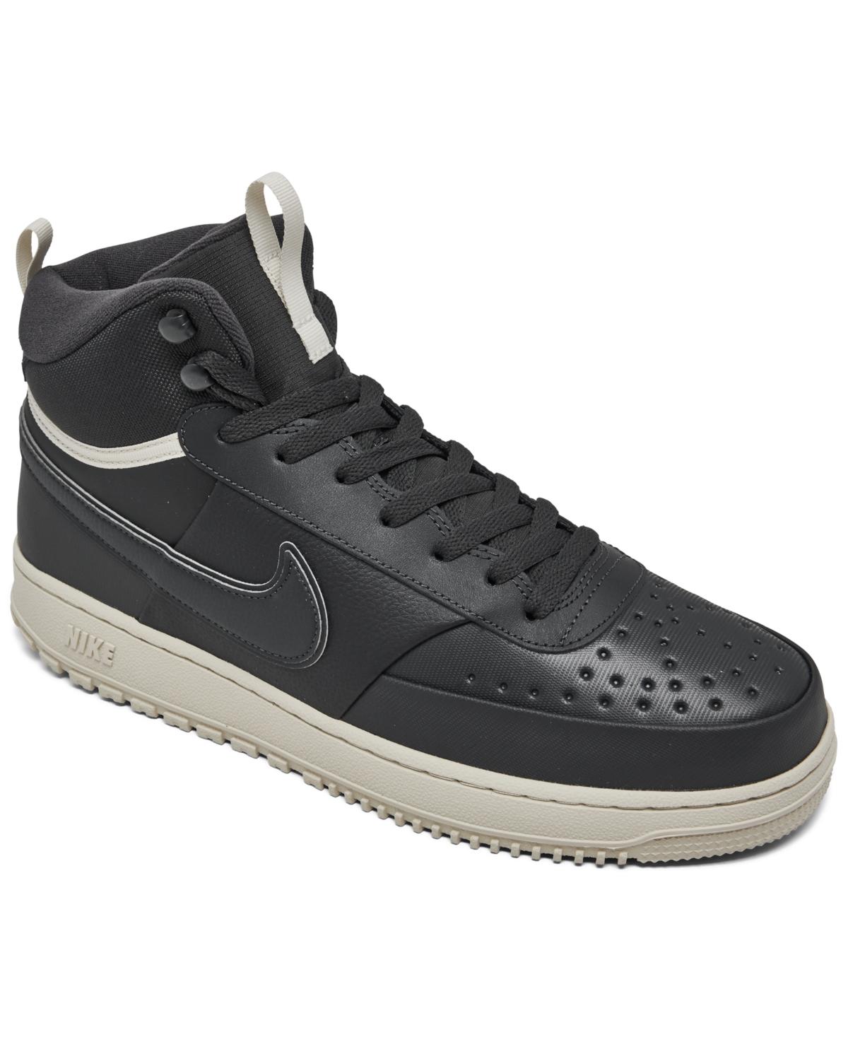Nike Court Vision Mid Winter Sneaker Boots From Finish Line in Black ...