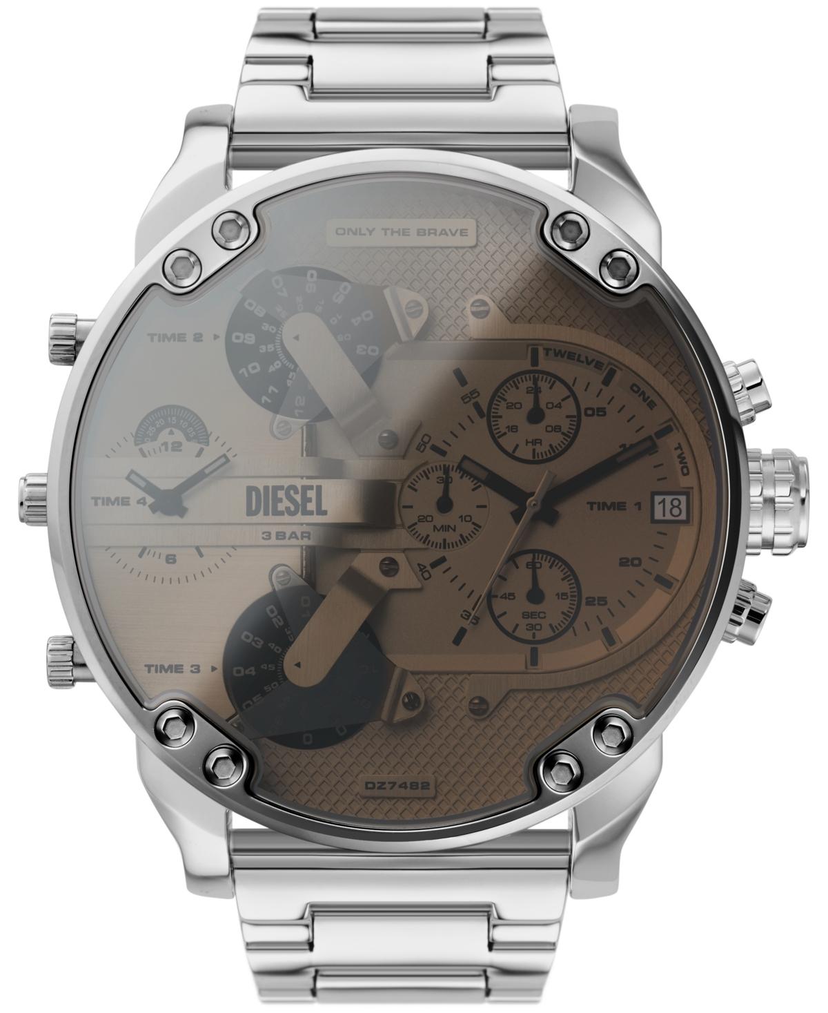 DIESEL Mr. Daddy 2.0 Chronograph -tone Stainless Steel Watch 57mm in ...