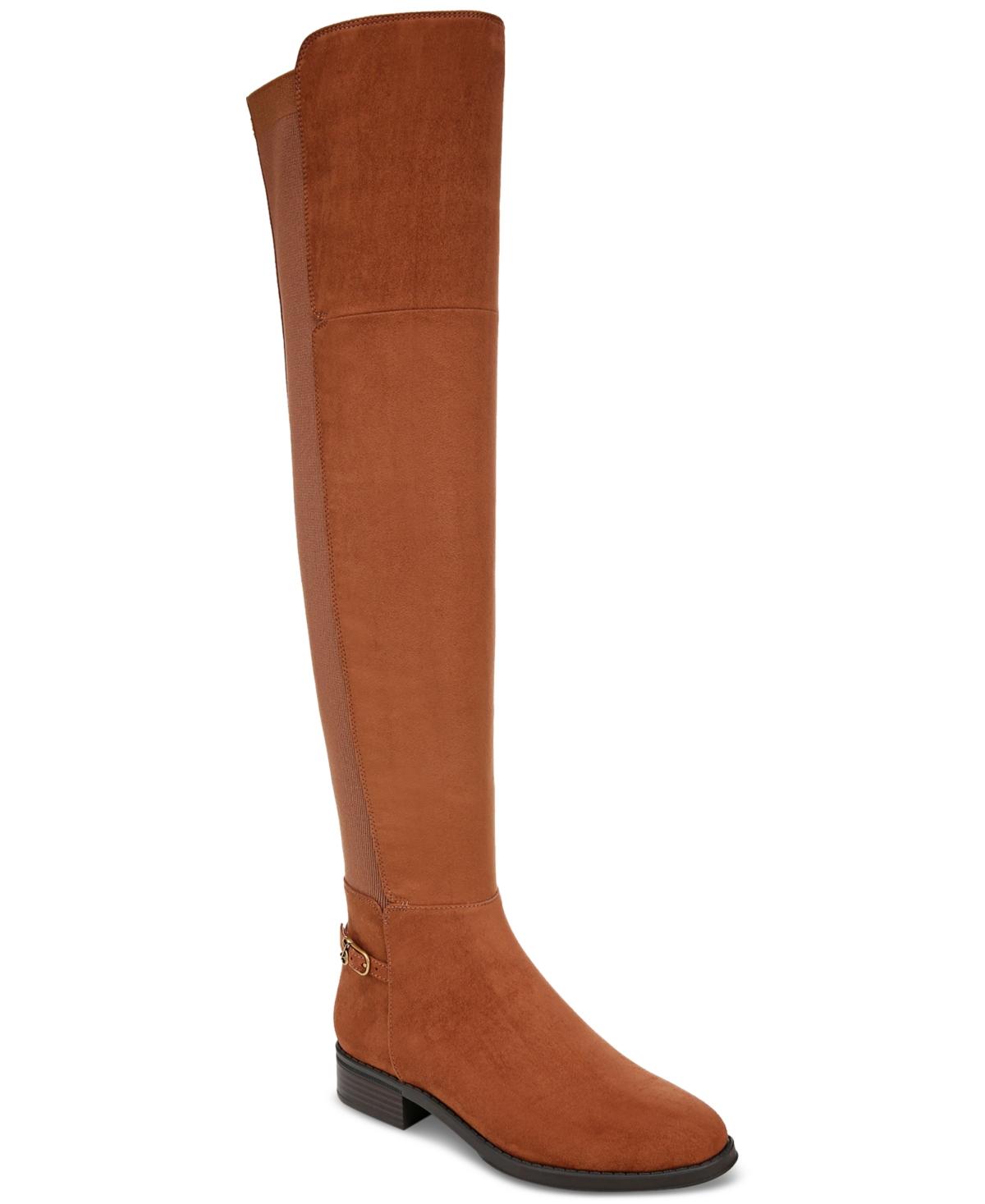 Sam & Libby Peyton Regular Calf Over The Knee Boots in Brown | Lyst
