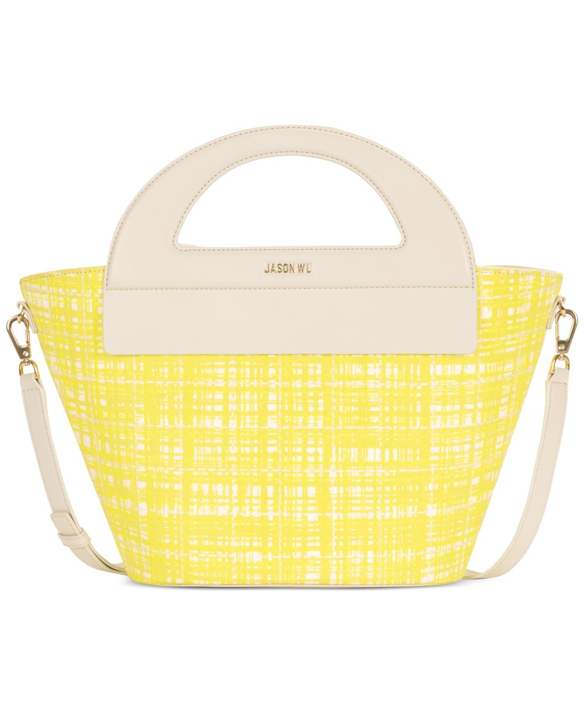 Jason Wu Winnie Large Top Handle Tote in Yellow | Lyst