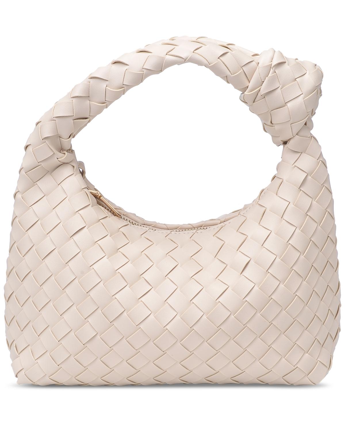 Urban Expressions Carmina Woven Knot Small Clutch in Natural | Lyst