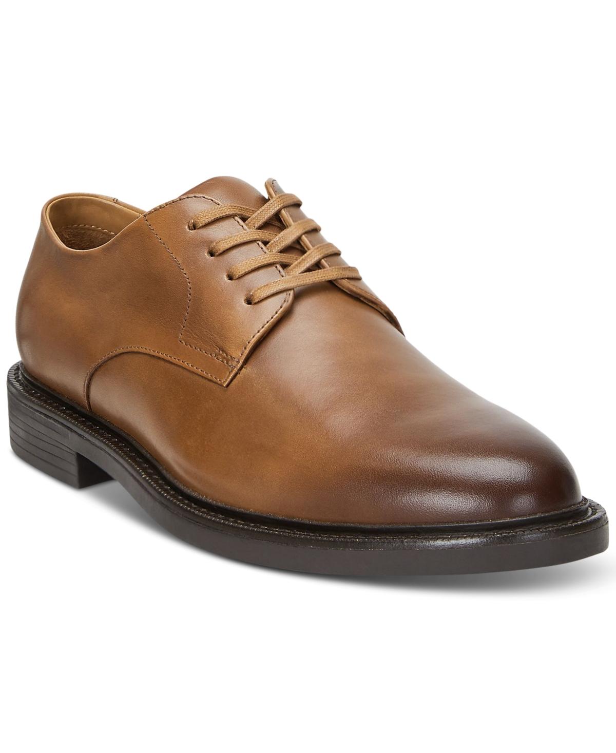 Polo Ralph Lauren Asher Burnished Leather Derby Dress Shoe in Brown for ...