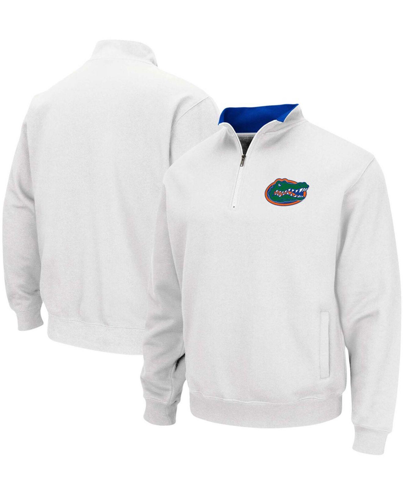 Colosseum Athletics White Florida Gators Tortugas Logo Quarter-zip ...