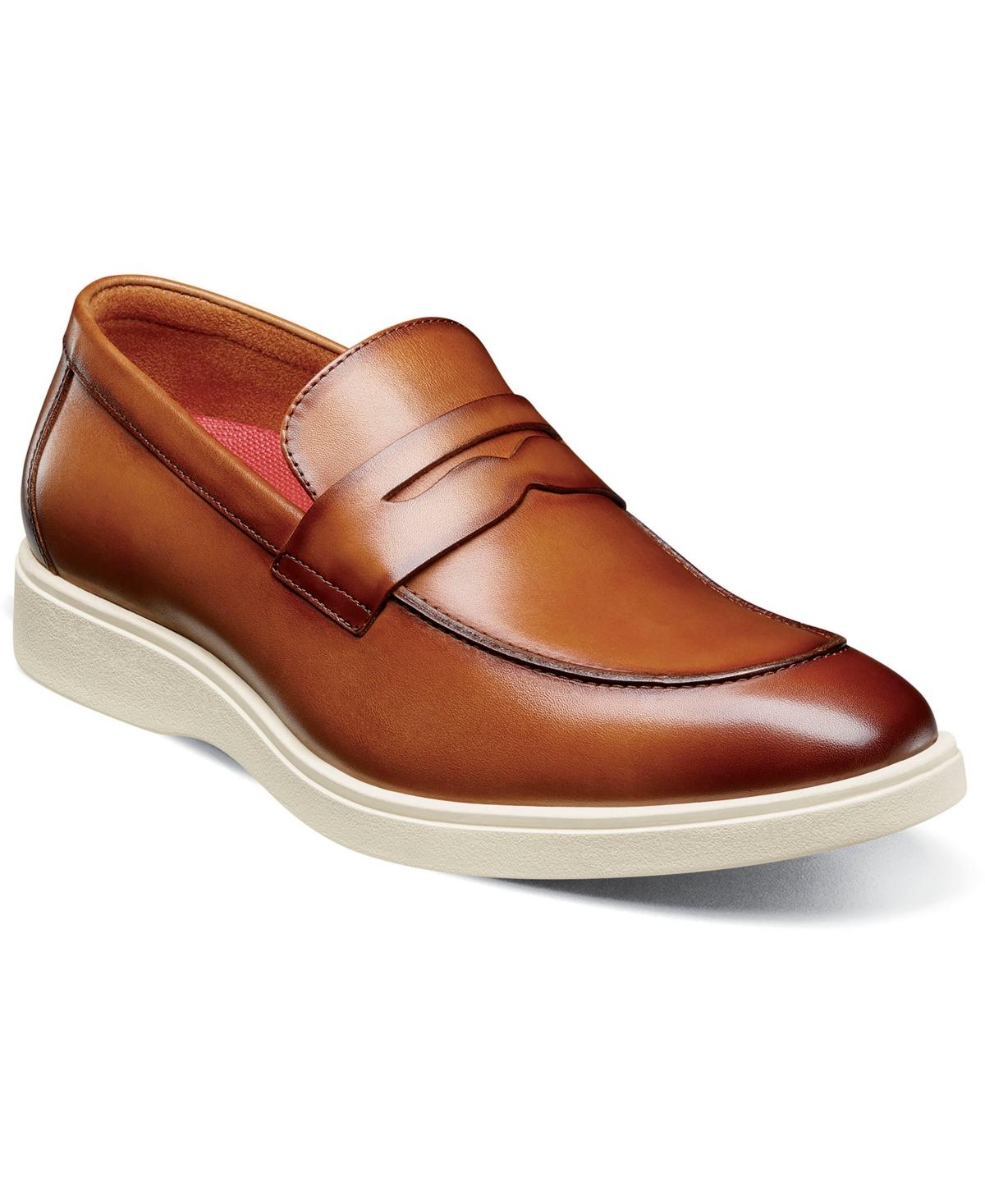 Stacy Adams Spencer Moc Toe Penny Slip On Shoes in Brown for Men | Lyst