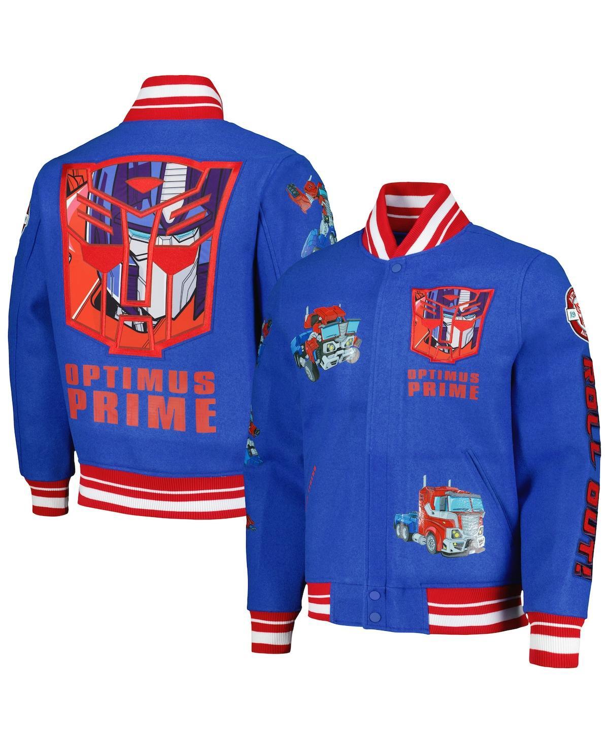 FREEZE MAX Transformers Roll Out Full-zip Varsity Jacket in Blue for ...