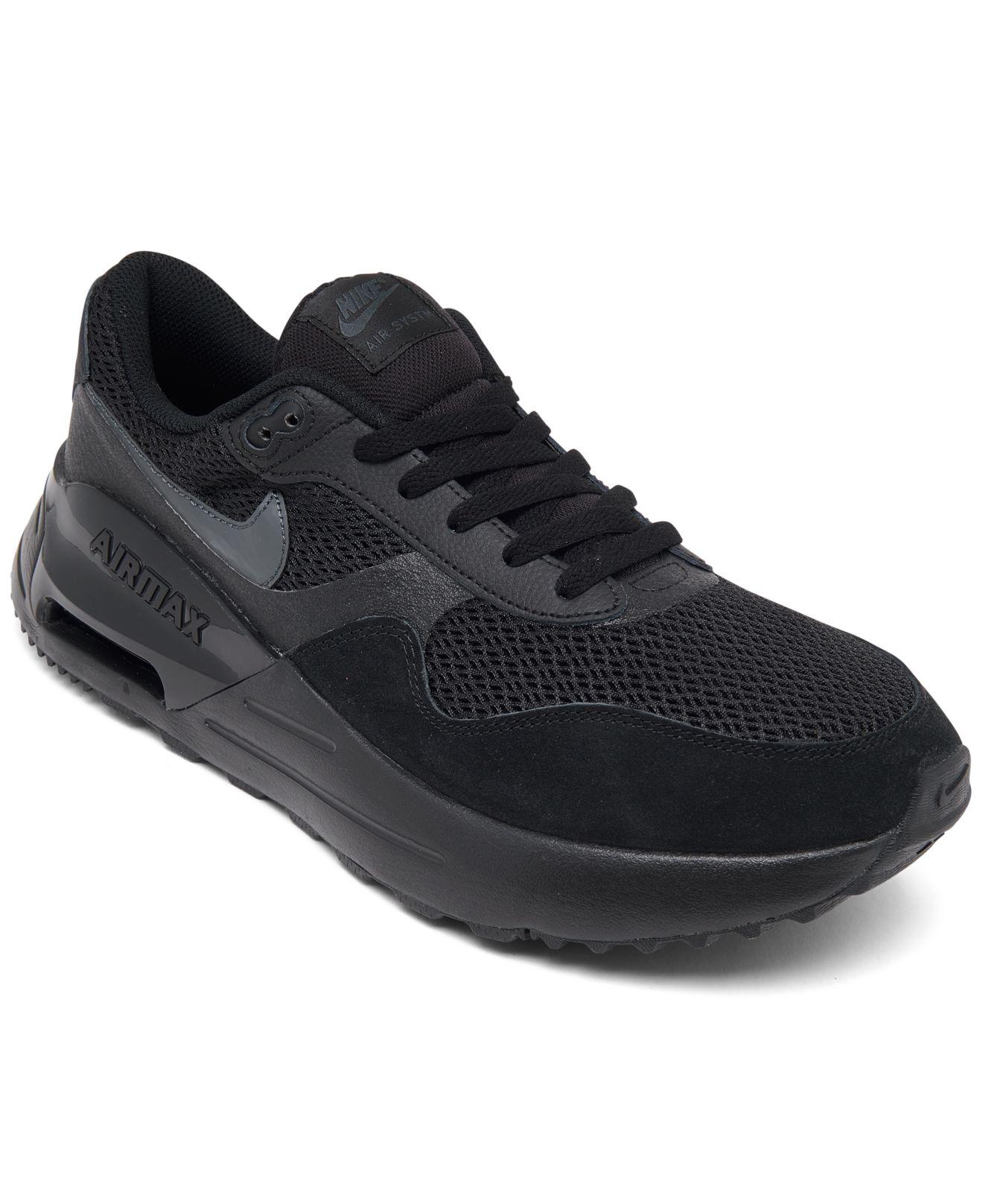 Nike Air Max Systm Casual Sneakers From Finish Line In Black For Men Lyst