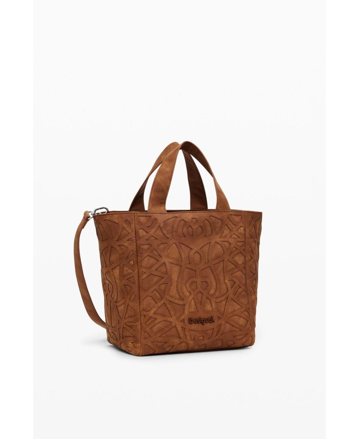 Desigual Multi-handle Cell Bag in Brown | Lyst