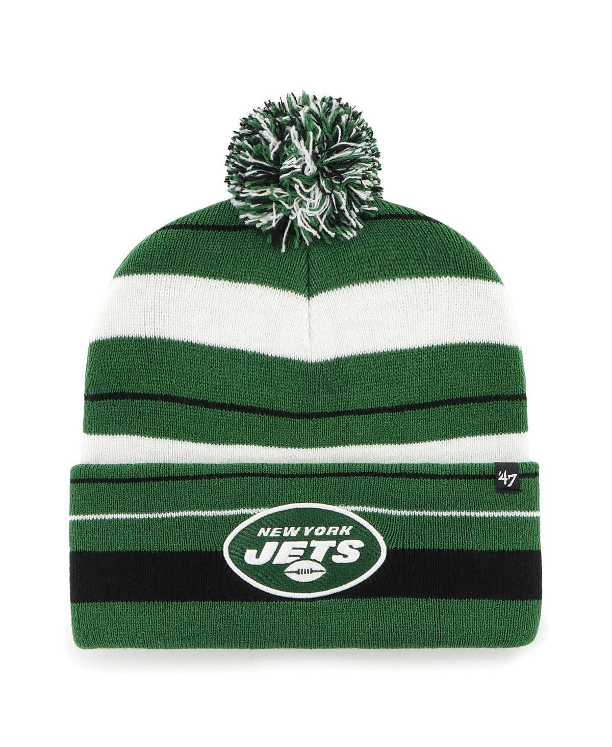 '47 New York Jets Powerline Cuffed Knit Hat in Green for Men | Lyst