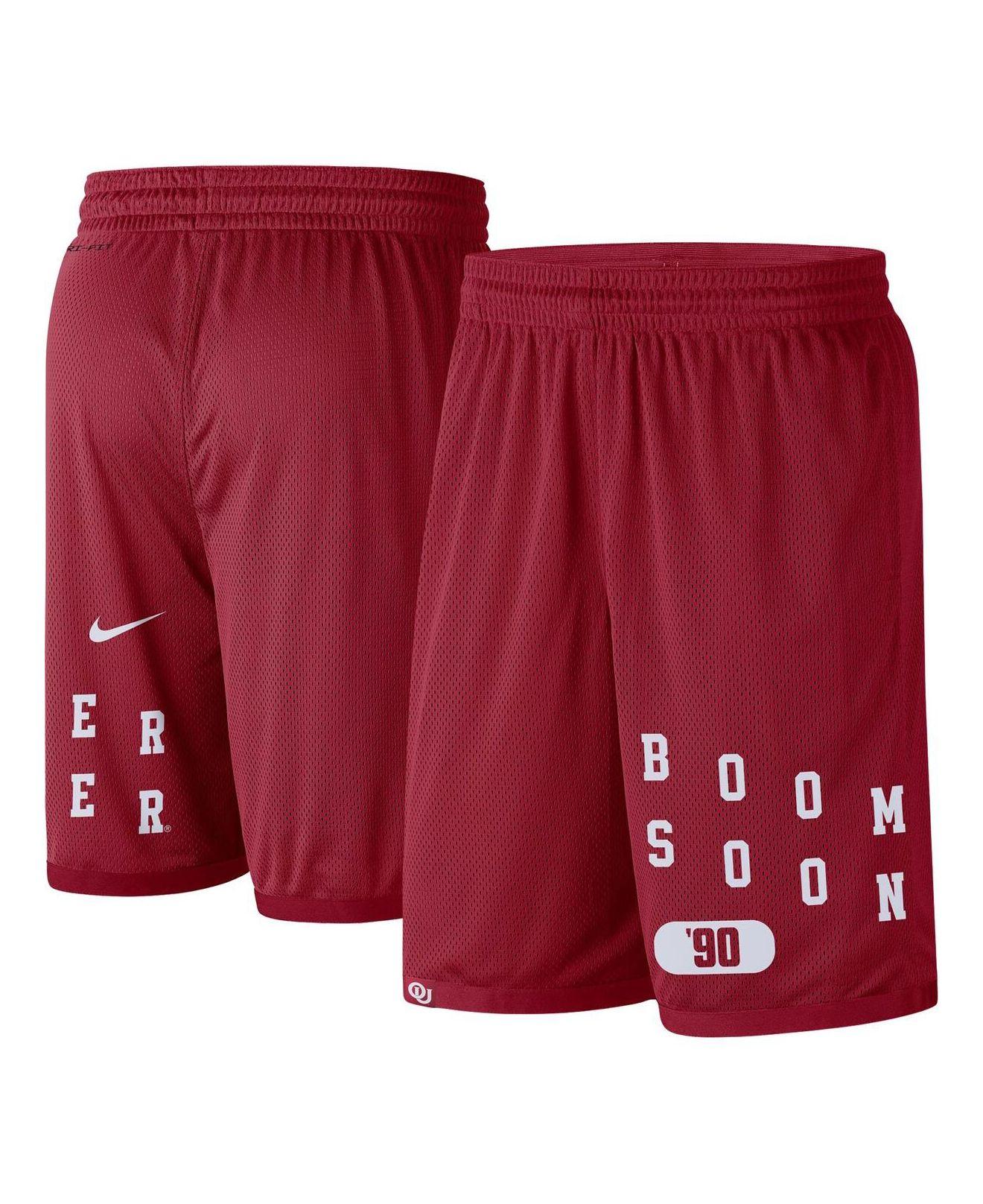 Nike Crimson Oklahoma Sooners Wordmark Performance Shorts In Red For Men Lyst