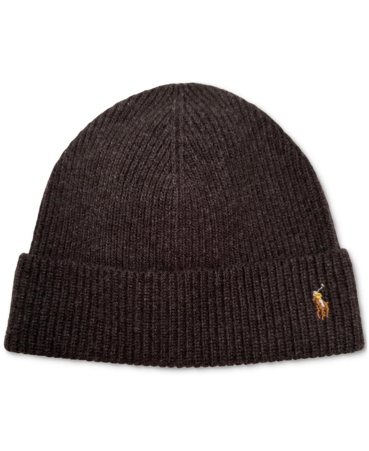 Polo Ralph Lauren Signature Cuff Hat in Brown for Men | Lyst
