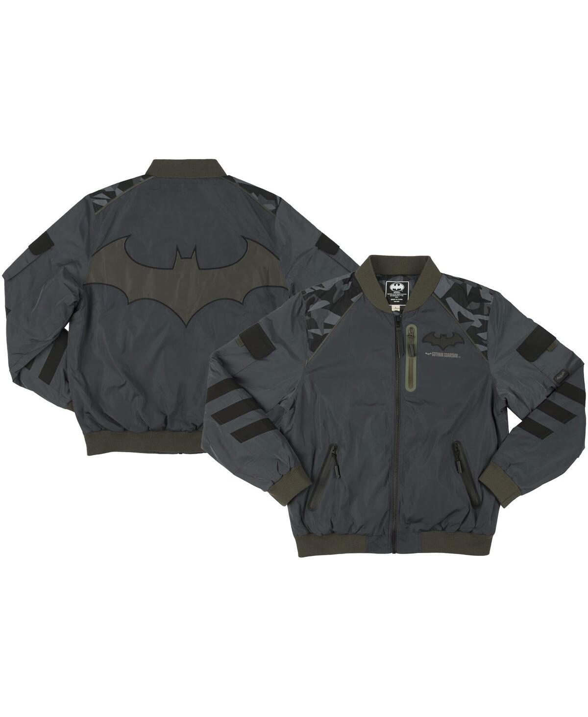 Heroes & Villains Batman Tactical Full-zip Bomber Jacket in Black for ...
