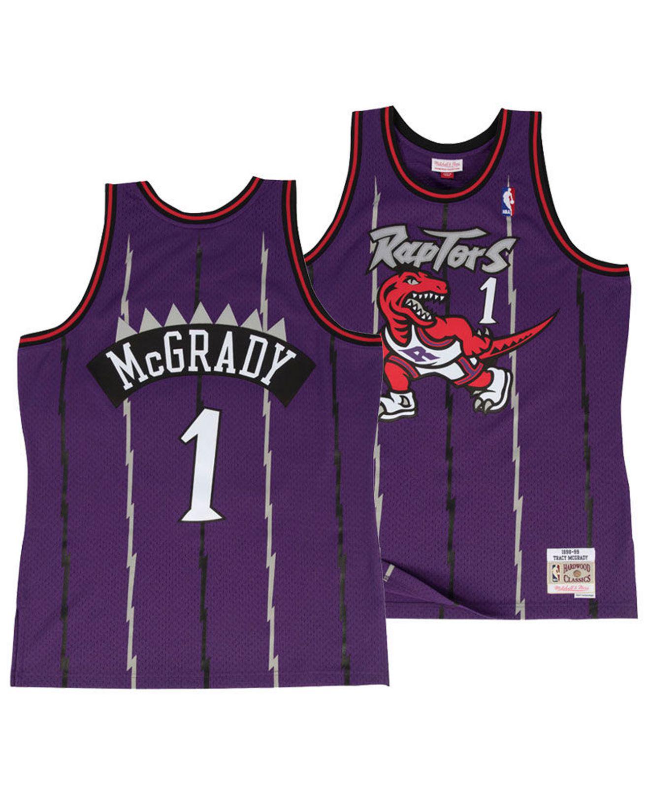 Mitchell And Ness Synthetic Tracy Mcgrady Toronto Raptors Hardwood