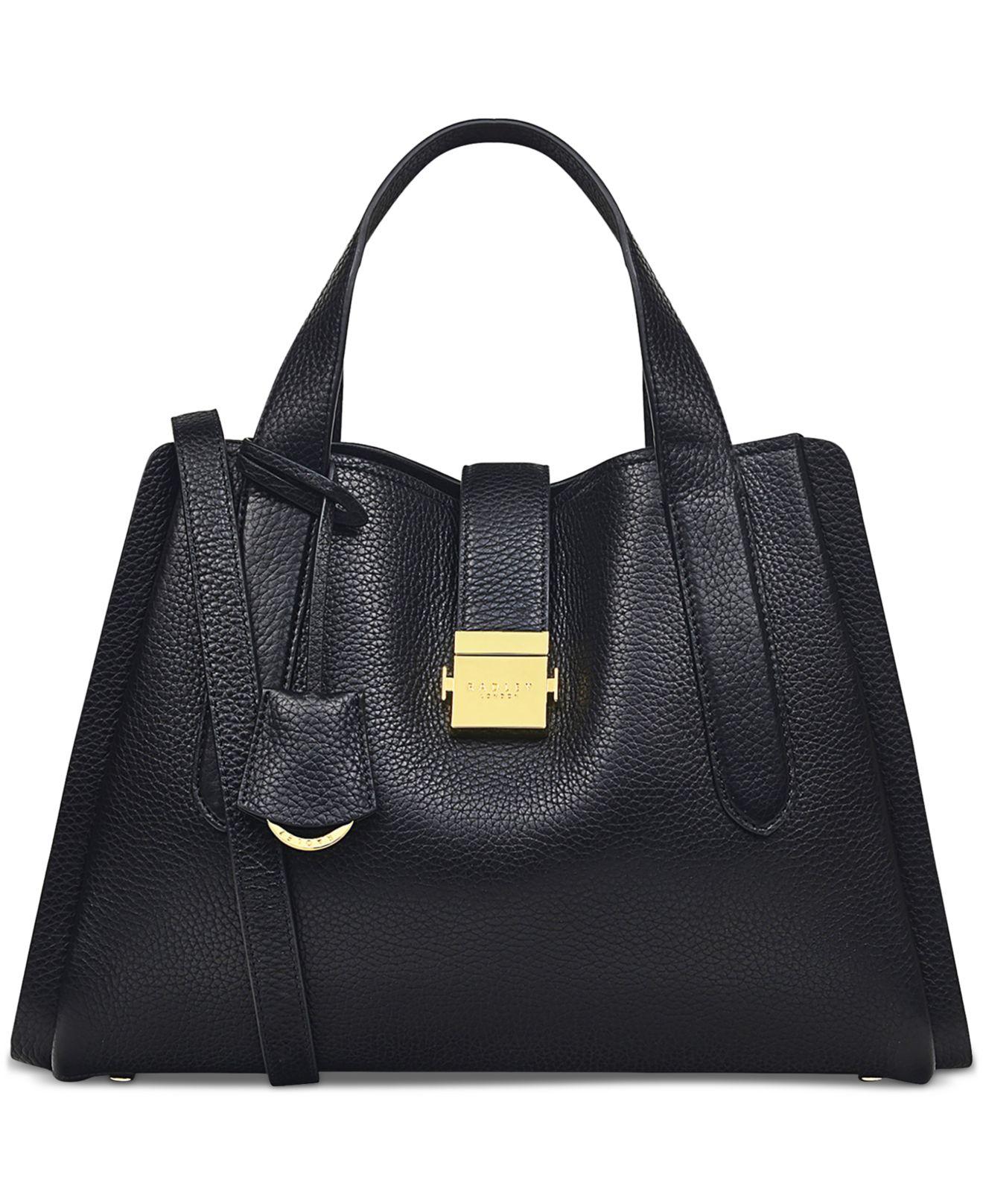 Radley Sloane Street Medium Leather Grab Bag in Black | Lyst