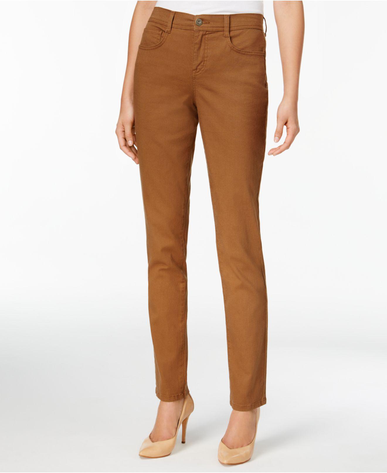 Style And Co Denim Tummy Control Slim Leg Jeans Created For Macys In