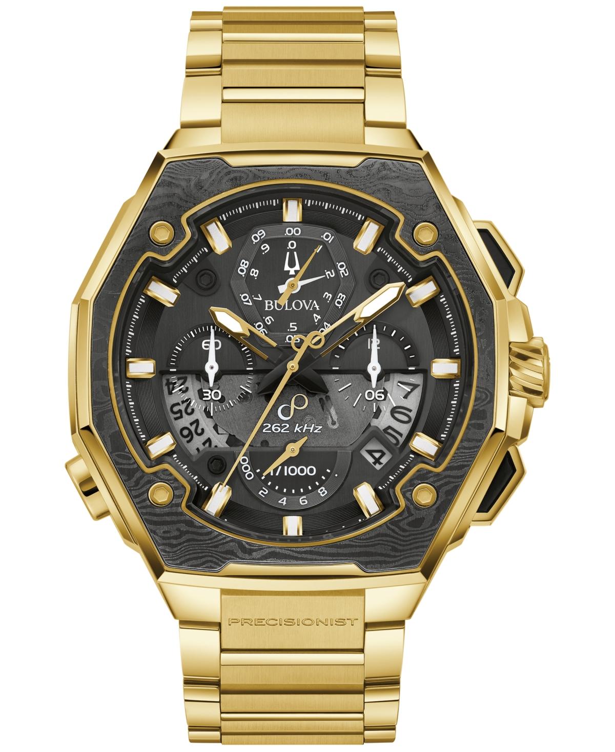 Bulova Chronograph Series X Precisionist Gold-tone Stainless Steel ...