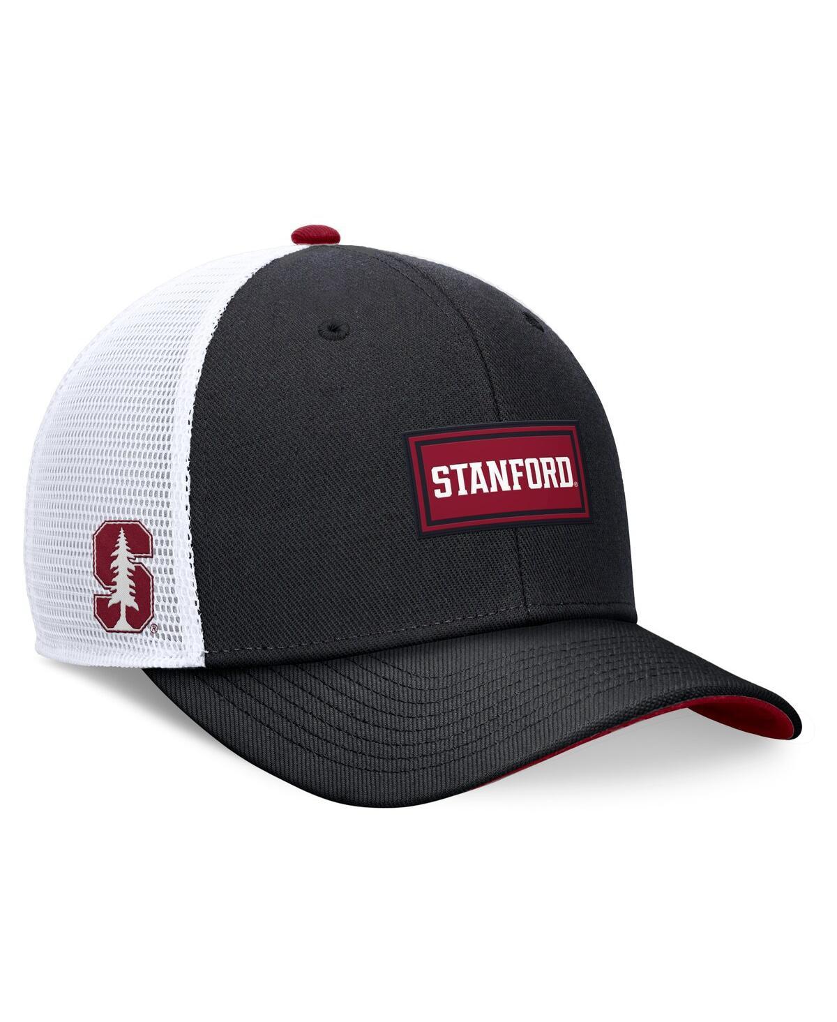 Nike Black/white Stanford Cardinal 2024 On Field Swoosh Trucker ...