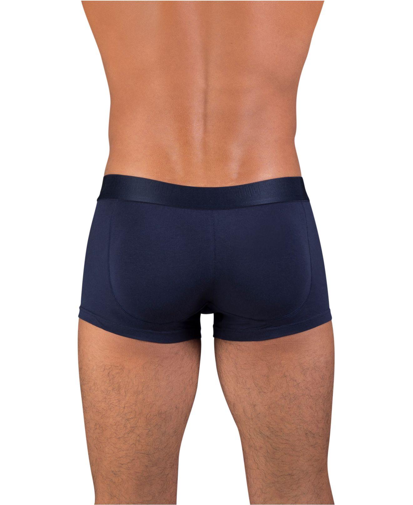 Rounderbum Cotton Basic Padded Boxer Trunk in Navy (Blue) for Men - Lyst