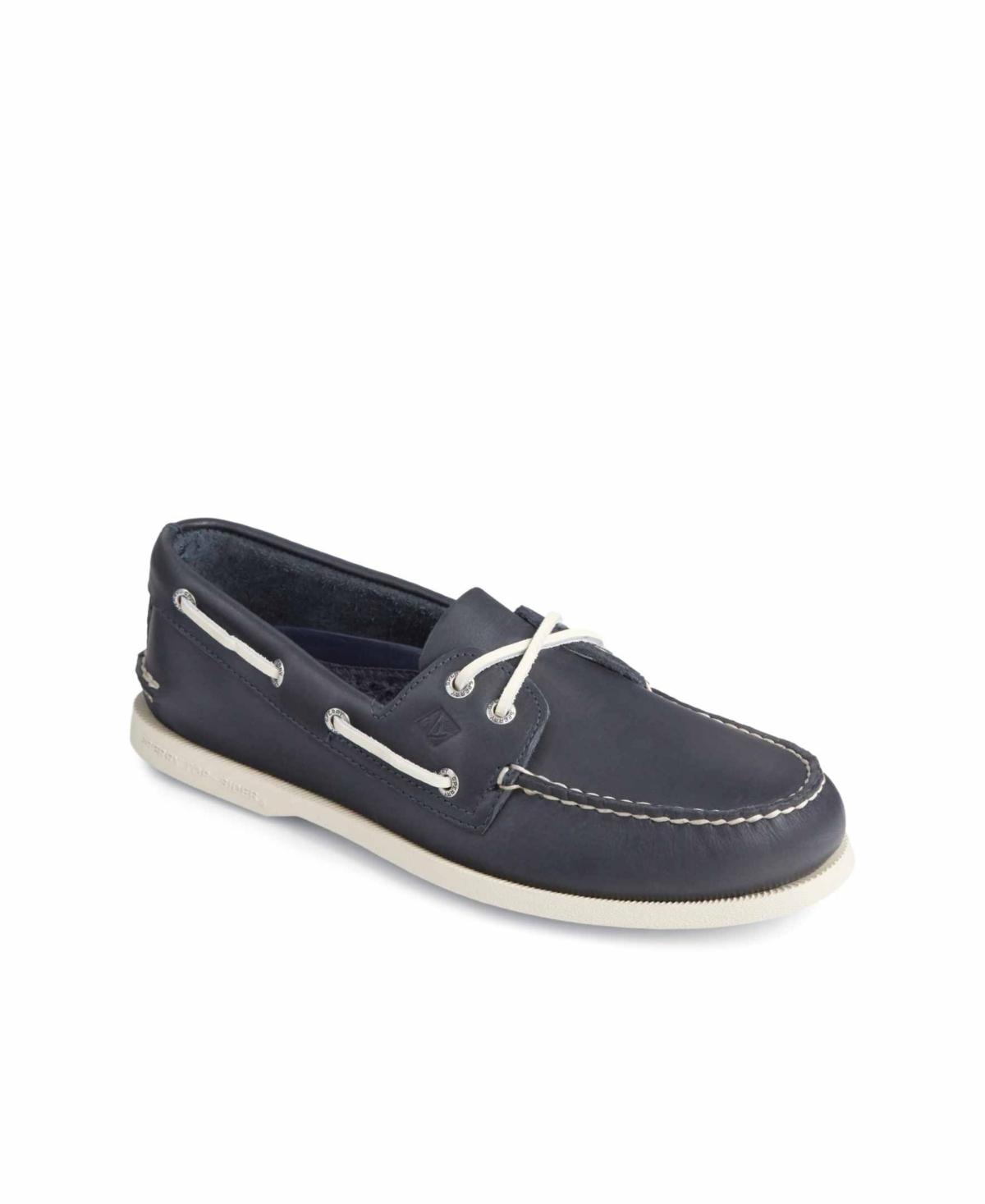 Blue sperry boat shoes store