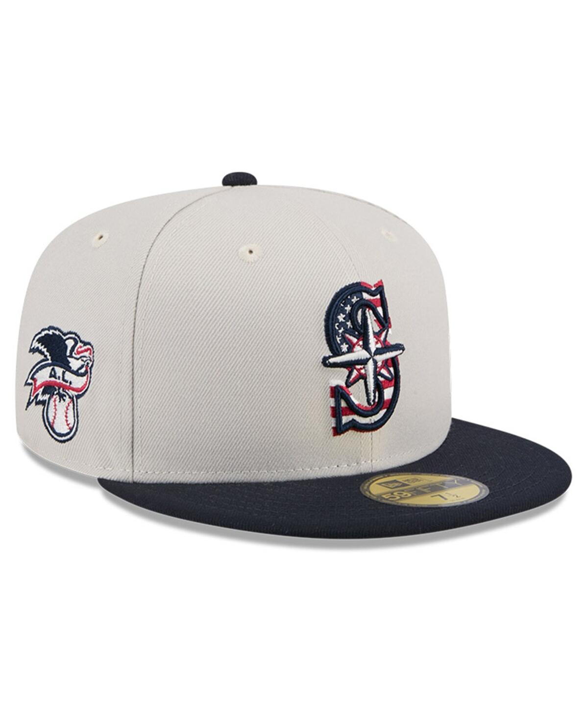 KTZ Black Seattle Mariners 2024 Fourth Of July 59fifty Fitted Hat in ...