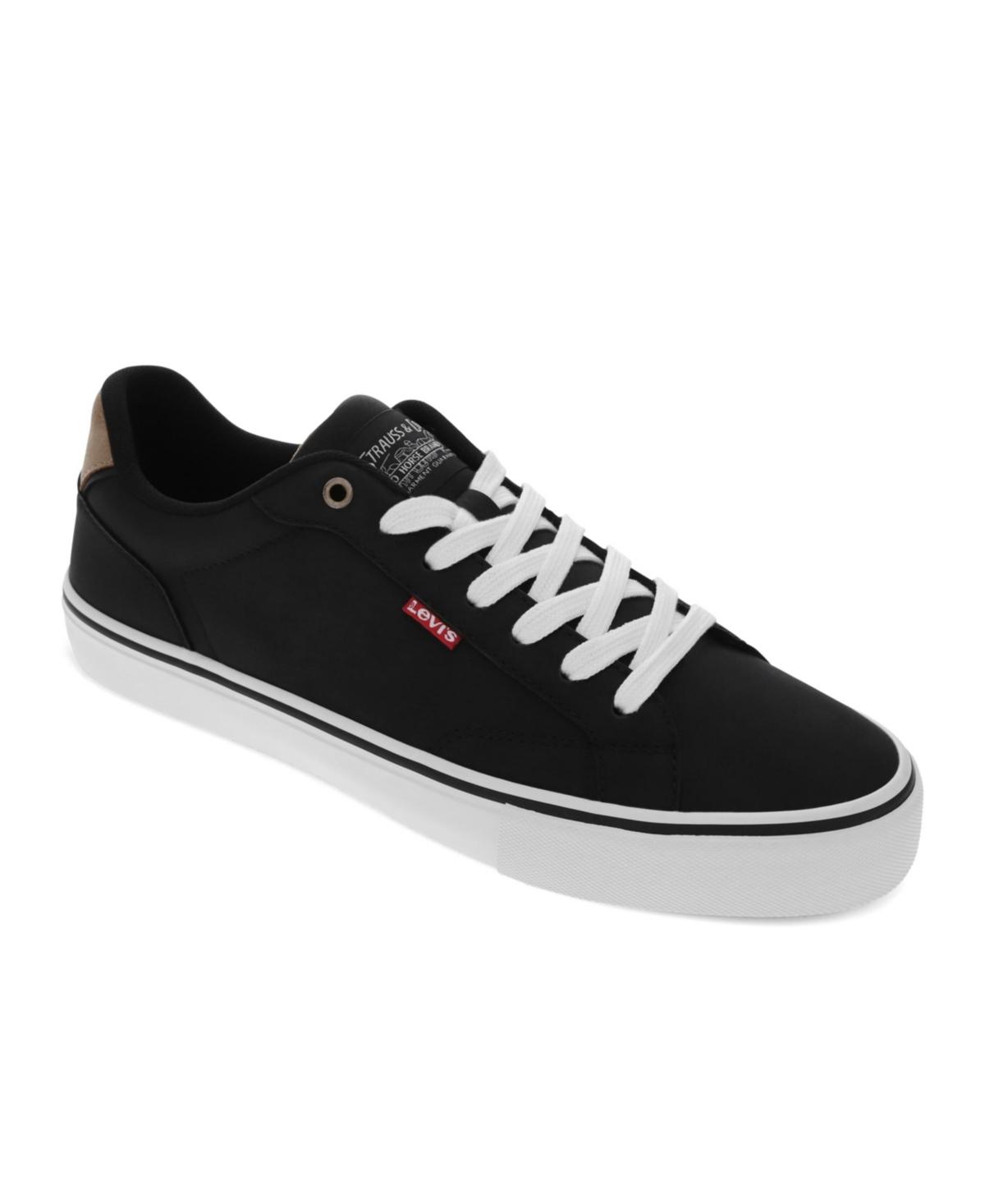 Levi's Vance Comfort Athletic Sneakers in Black for Men | Lyst